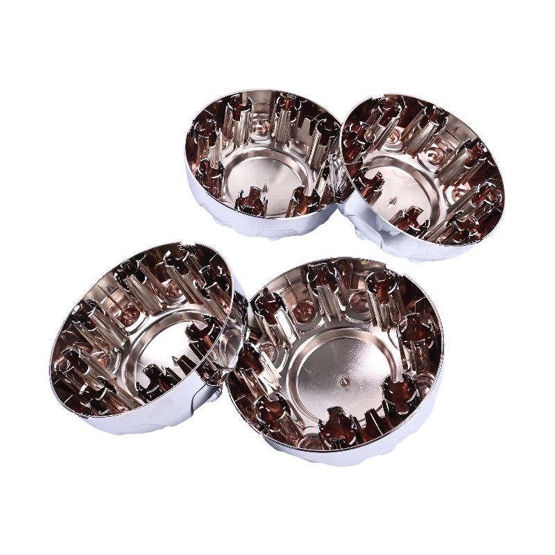 4 Pieces 17" Wheel Hub Center Cap Silver 8 Lug 52121450AA 52121450AD f ...