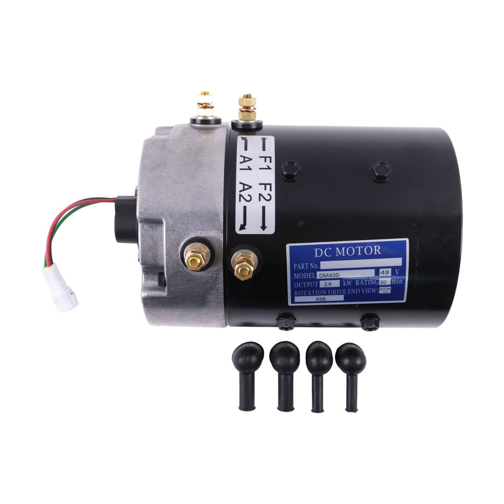 48V 2.6KW 3.5HP DC Motor DM430 for Yamaha Hitachi Golf Carts G29 Drive ...