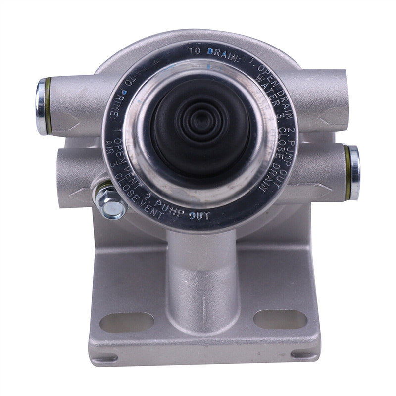 Base M16X1.5MM 3/8" NPT 1-14" Spin On Mount Hand Priming Pump Fuel Fil ...