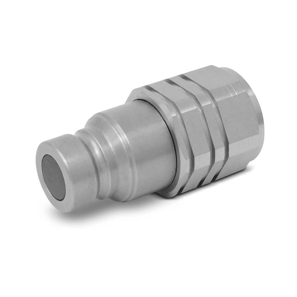 1/2" Flat Face Hydraulic Quick Connect Couplings Set With Dust Caps FF ...