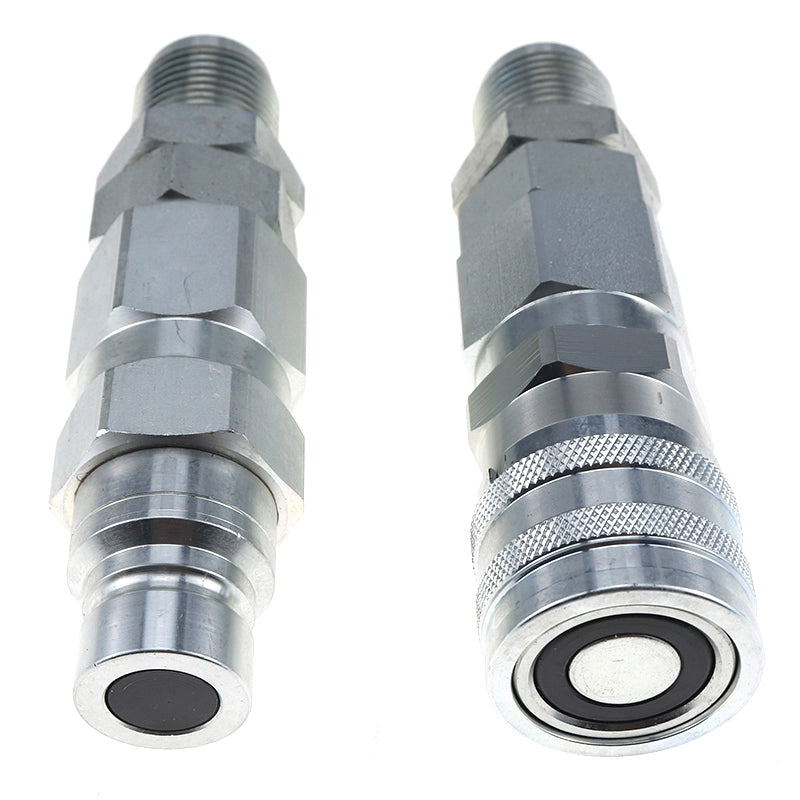 #12 JIC Flat Face Hydraulic Quick Connect Coupler for Bobcat 7753 773 ...