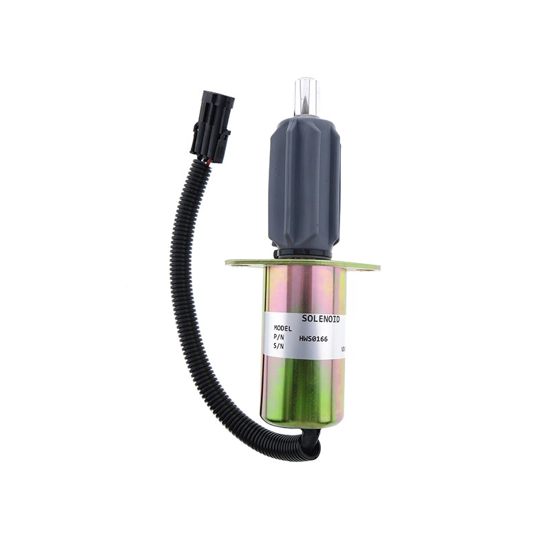 12V Fuel Shutdown Stop Solenoid 3921978 for Cummins Engine 6CT 6CTA ...