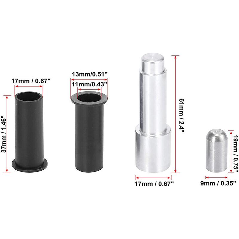 17Pcs Door Pin Guides & Door Bushing Removal Tool for Jeep Wrangler JK ...