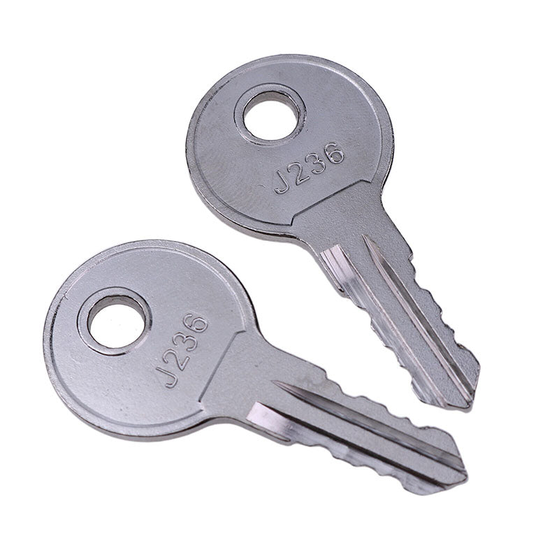 2Pcs Door Lock Keys J236-A J236 for the most common utility compartmen ...