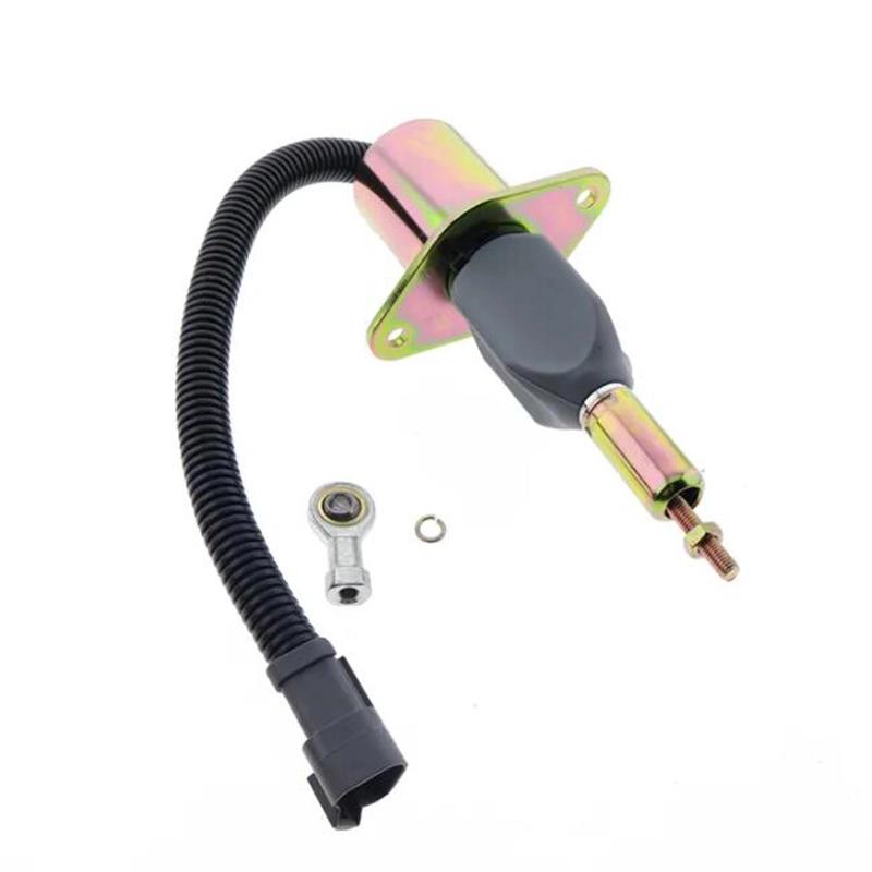 24V Fuel Shutoff Solenoid 4063712 SA-5030-24 for Cummins Engine 6CT 8 ...