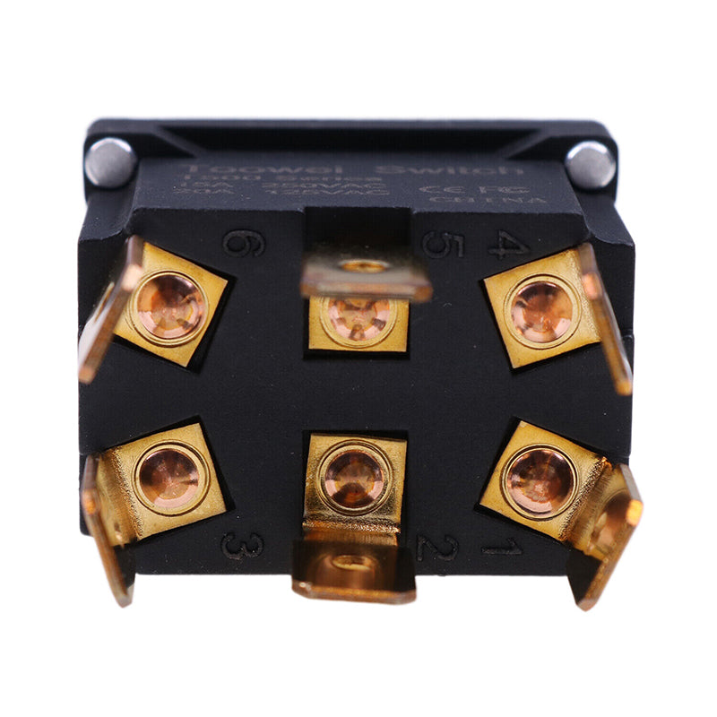 Headlamp 3 Pack 10pcs Mini Toggle Switch ON/OFF/ON 6 Terminals 3 ...