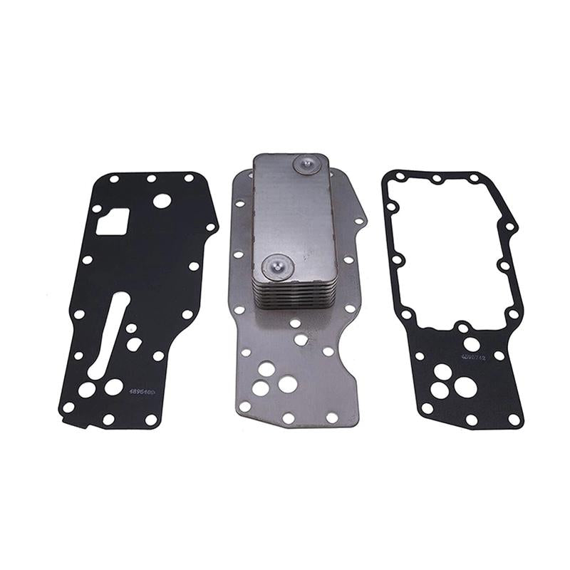 Oil Cooler With Gaskets 3959031 4896407 for Cummins Engine 4B3.9 6B5.9 ...
