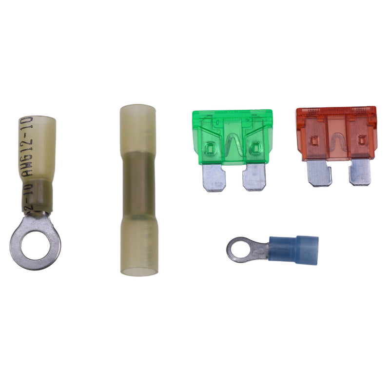 Spal 40/50 Amp Dual Fan Wiring Relay Harness Kit with Sensor 185FH FRH ...